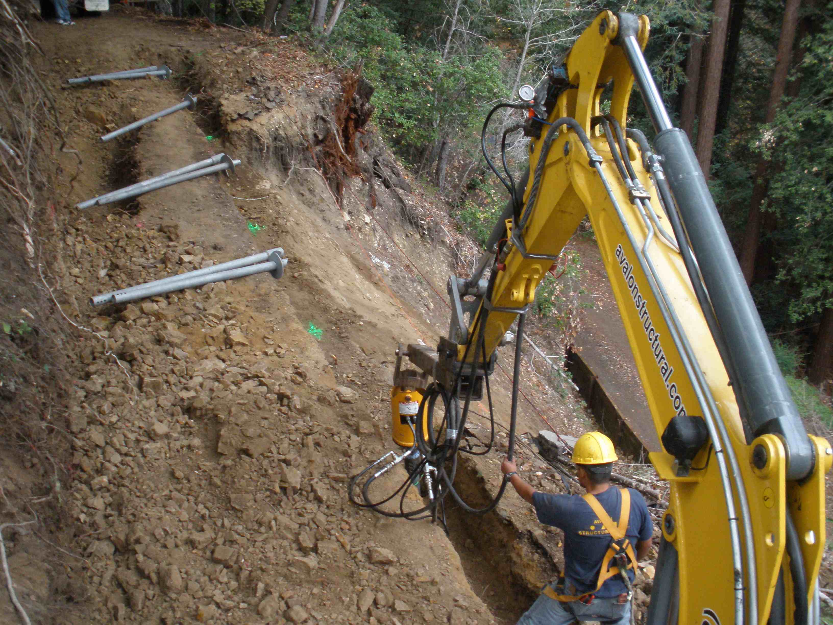 Avalon Structural Road Washout Repair Avalon Structural Road Washout Repair